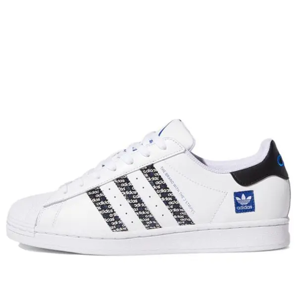 Adidas Originals Superstar 'white Black Blue - White/black/blue