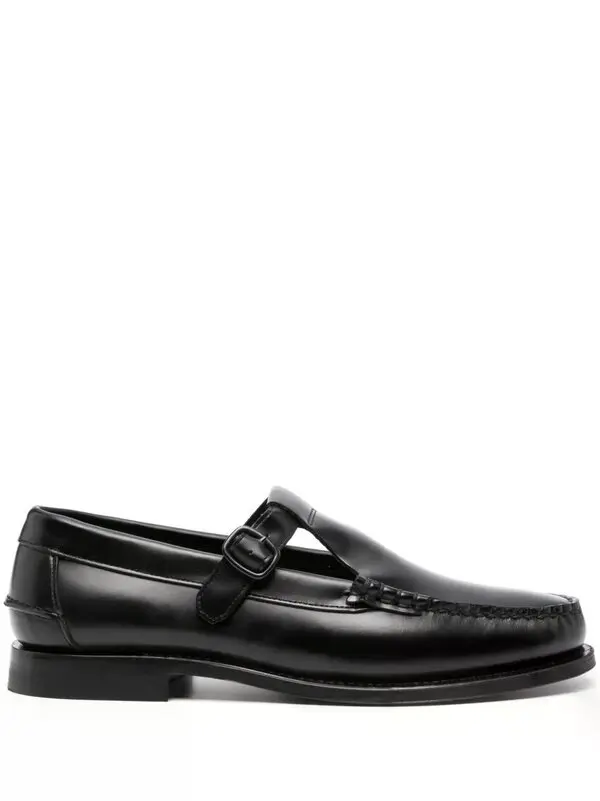 Hereu Alber Leather Loafers - Black