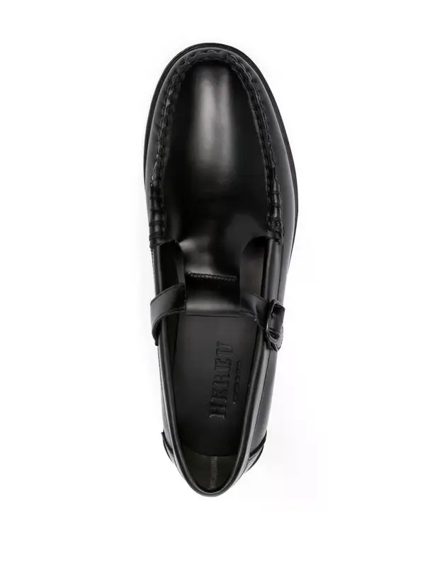 Hereu Alber Leather Loafers - Black