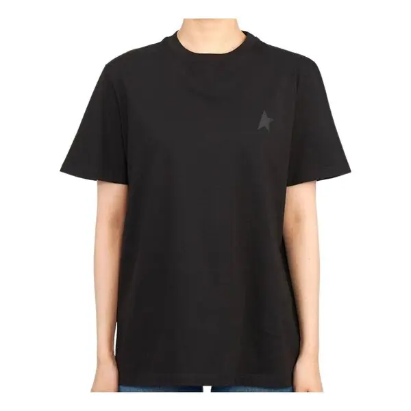GOLDEN GOOSE Short Sleeve T-shirt - Black