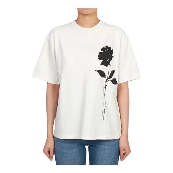 GOLDEN GOOSE Short Sleeve T-shirt - Ivory