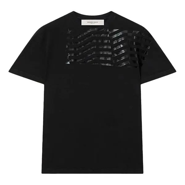 GOLDEN GOOSE Short Sleeve T-shirt - Black