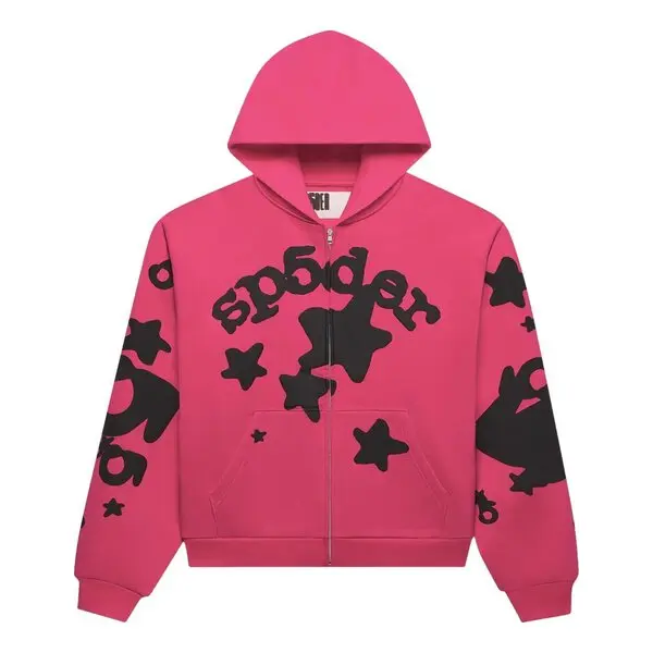 SP5DER Beluga Zip Up - Pink