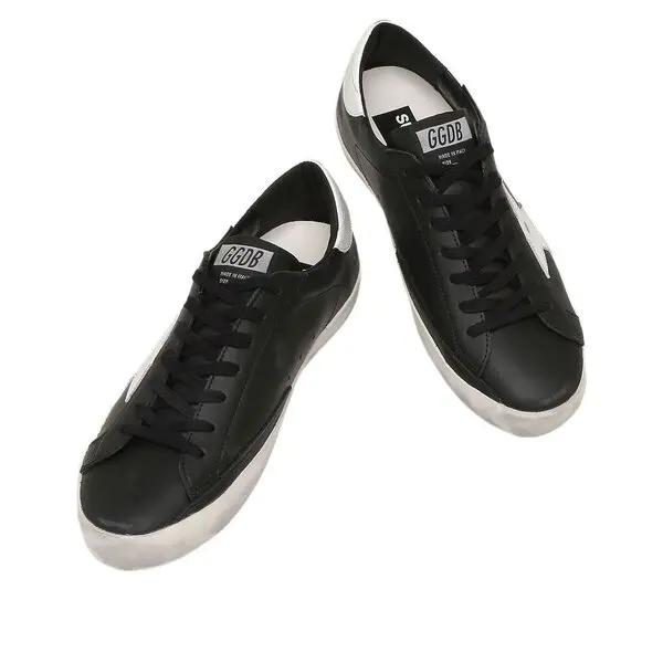 GOLDEN GOOSE Super-star Sneakers - Black/white