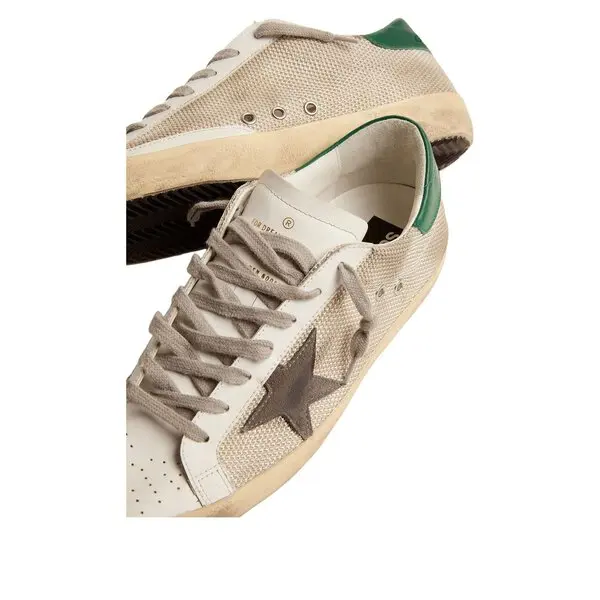 GOLDEN GOOSE Super-star Sneakers - Light Silver/grey