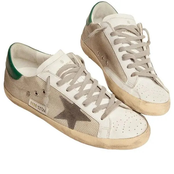 GOLDEN GOOSE Super-star Sneakers - Light Silver/grey