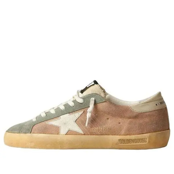 GOLDEN GOOSE Super-star Sneakers - Brown/green/white