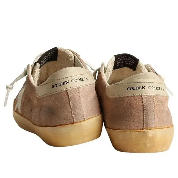 GOLDEN GOOSE Super-star Sneakers - Brown/green/white