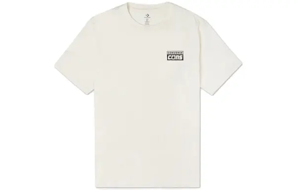 CONVERSE Alphabet Logo Casual T-shirt - White