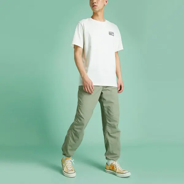 CONVERSE Alphabet Logo Casual T-shirt - White