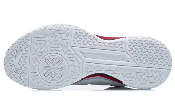 LI-NING Team Emblem Mid Sneakers - White/red