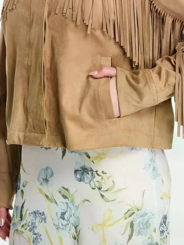 Guess Fringe-trimmed Jacket