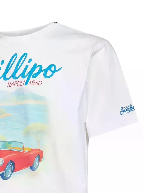 MC2 SAINT BARTH Graphic-print Cotton T-shirt