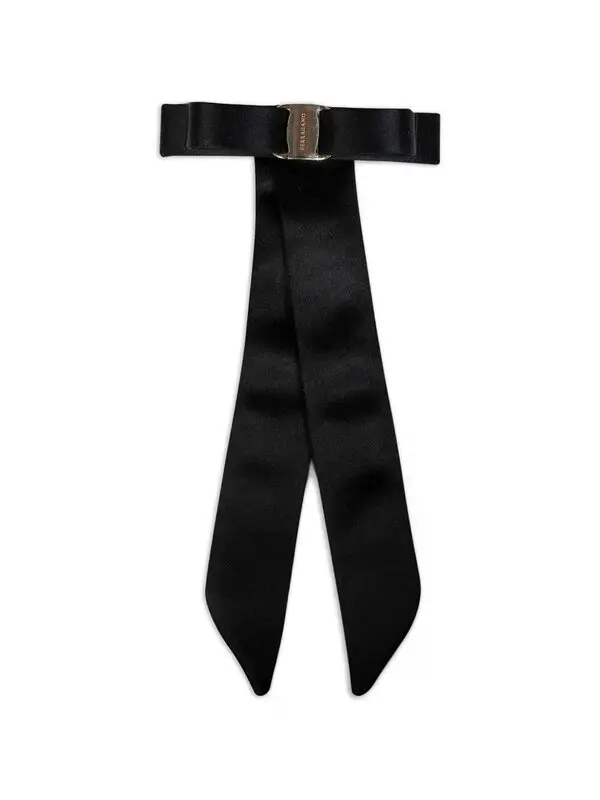 FERRAGAMO Vara Bow Hair Clip - Black