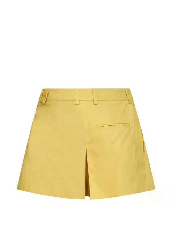 BLANCA VITA Pleated Motif Shorts
