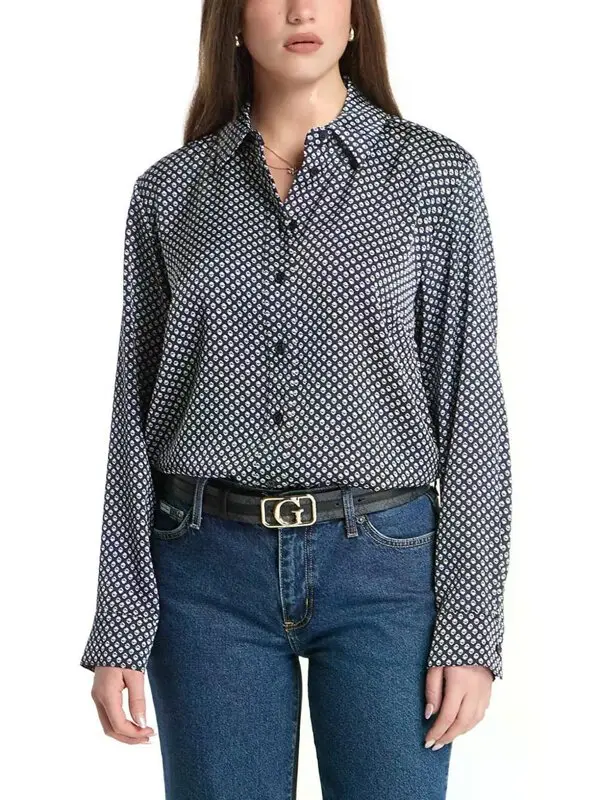 Michael Kors Long Sleeve Shirt - Blue