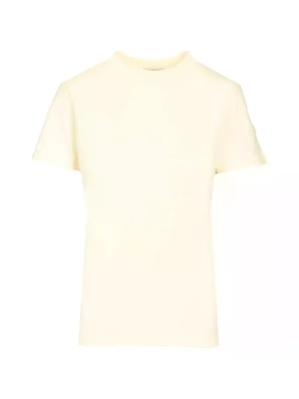 Moncler Logo Patch Cotton T-shirt