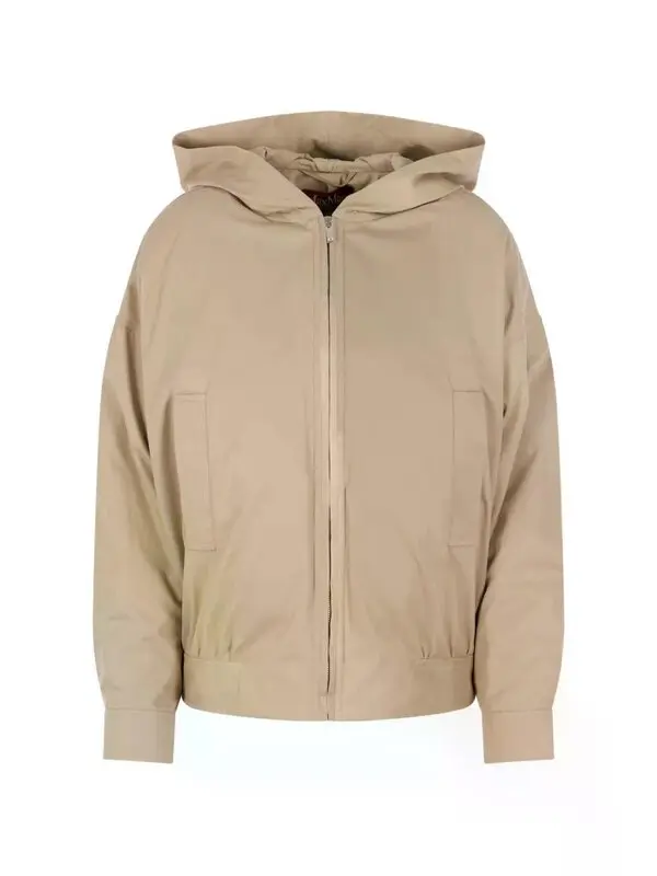 Max Mara Hooded Zip-up Jacket