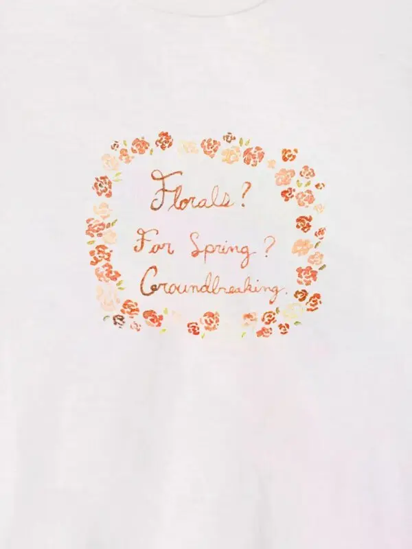 RE/DONE 1950s Boxy Floral Print T-shirt