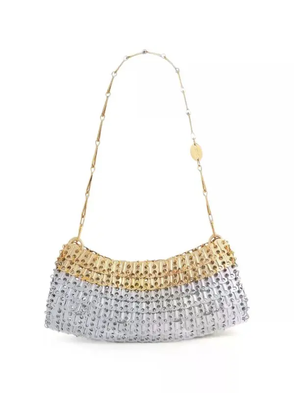 Rabanne 1969 Skyline Clutch Bag - Silver