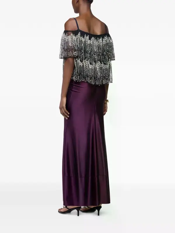 Rabanne Embroidered Boat Neck Blouse