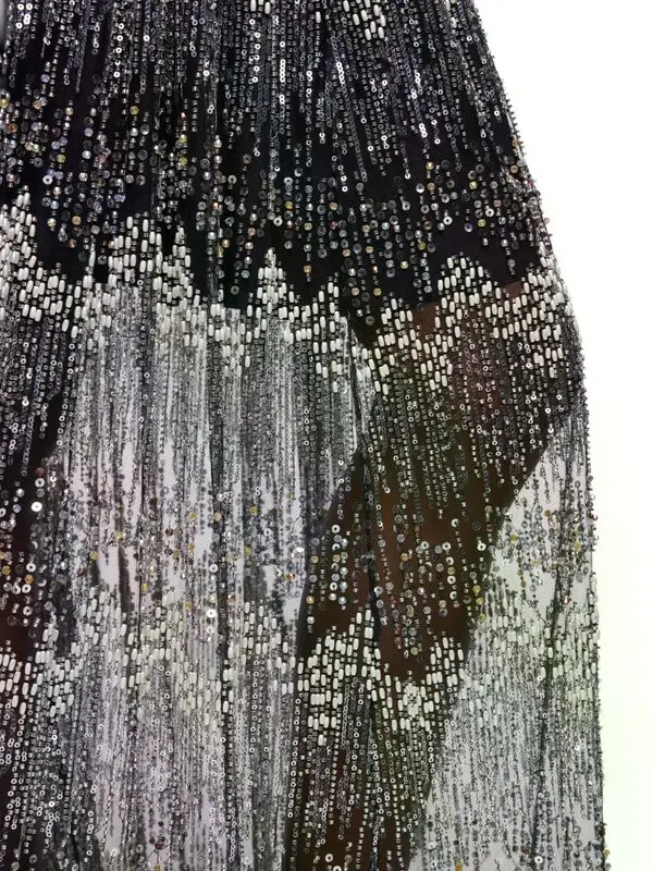 Rabanne Sequin-embellished Maxi Skirt