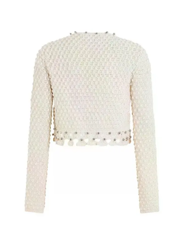 Rabanne Crochet Knit Cardigan