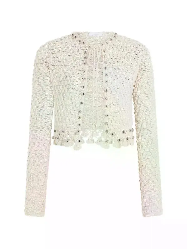Rabanne Crochet Knit Cardigan