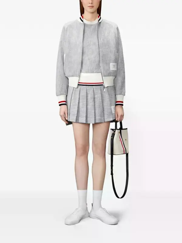 Thom Browne Pleated Tweed Skirt