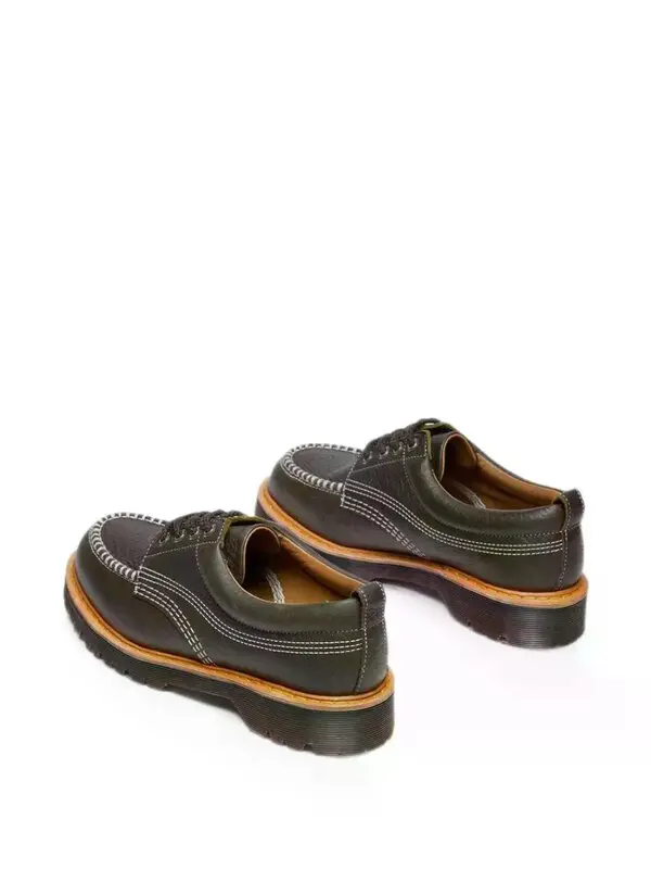 Dr. Martens Lowell Contrast-stitch Derby Shoes - Green