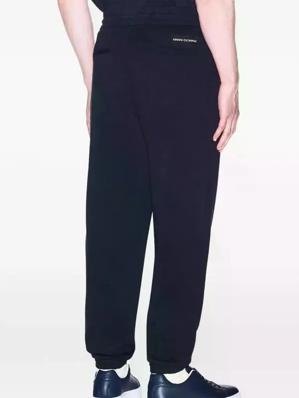 Armani Exchange Drawstring-waist Track Pants - Blue