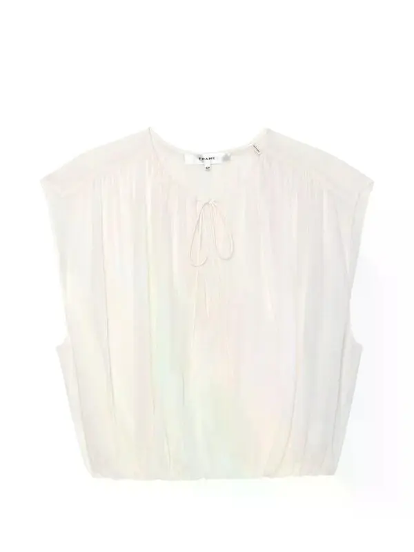 FRAME The Wave Tie-fastening Top