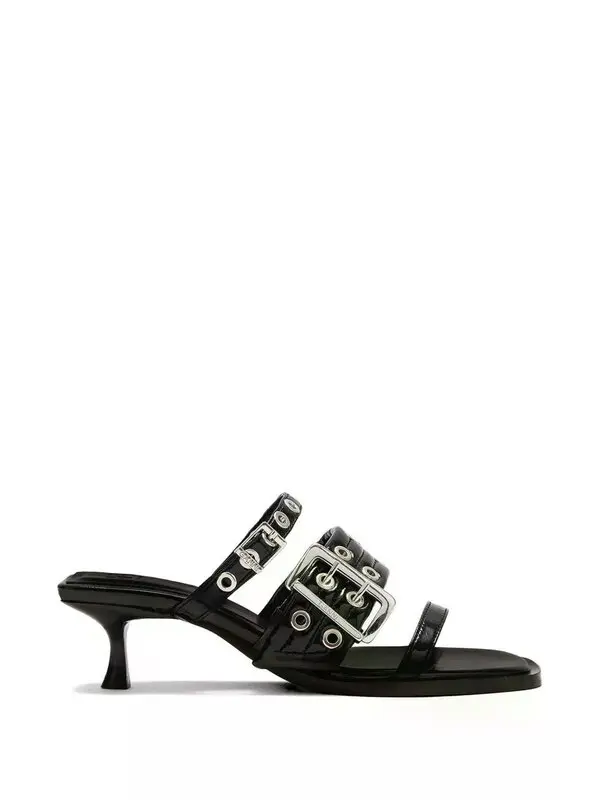 GANNI Embellished Buckle-strap Sandals