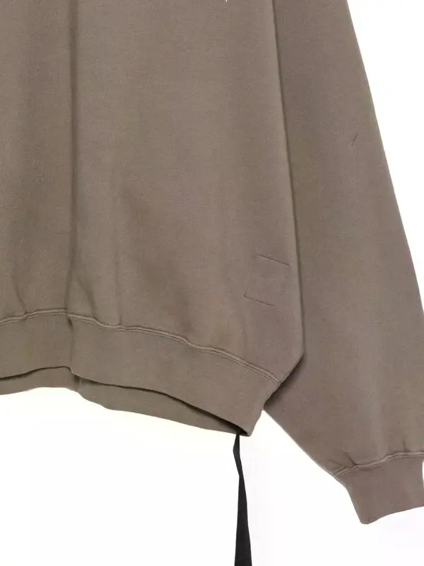 Rick Owens Oversized Crewneck Sweatshirt