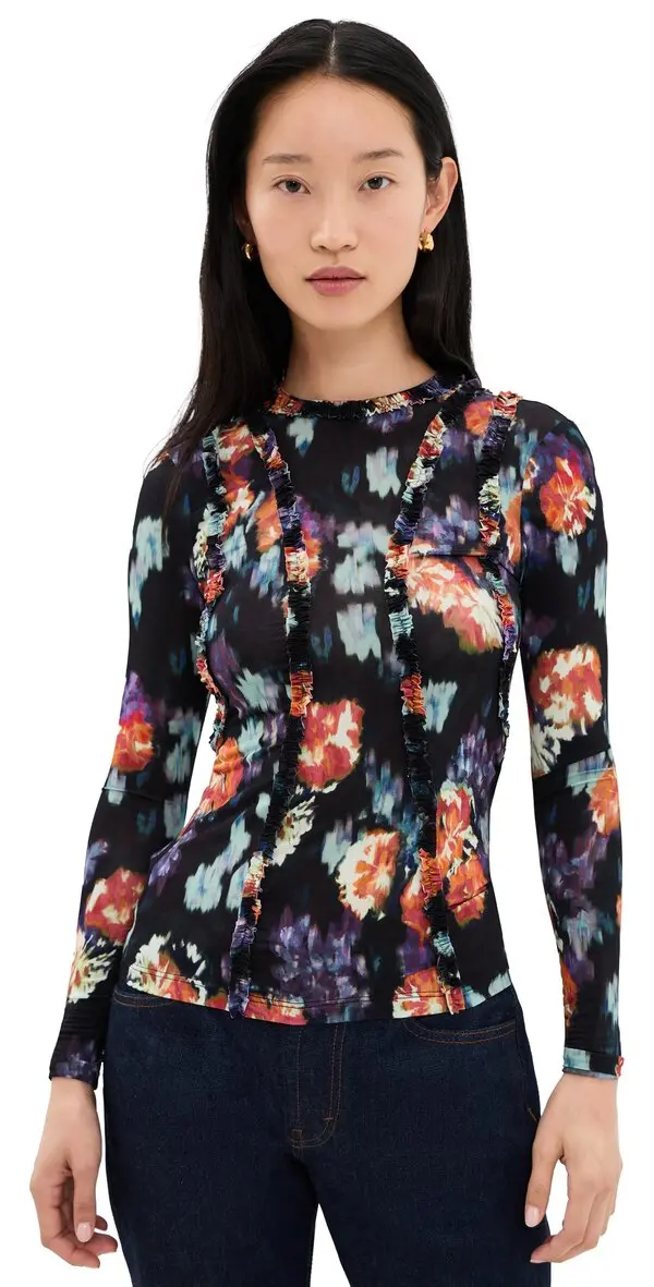 Ulla Johnson Clover Jersey Top - Nocturne