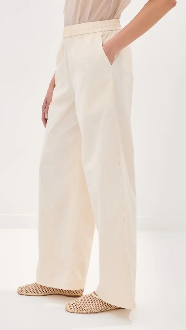 LE BOP Arden Wide Leg Pants - Cloud