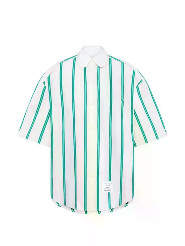 Thom Browne Stripe Poplin Shirt - Pink