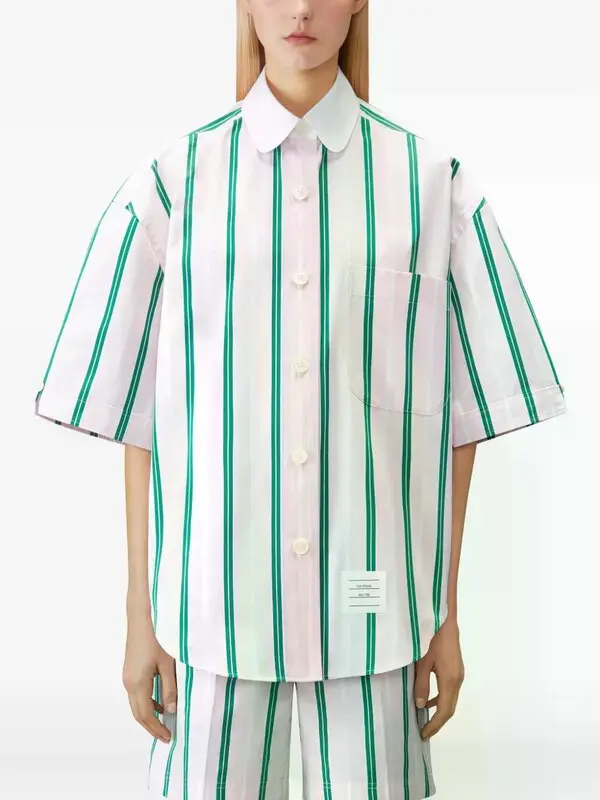 Thom Browne Stripe Poplin Shirt