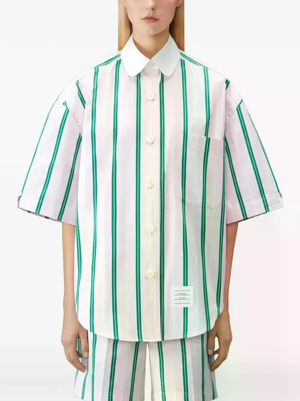 Thom Browne Stripe Poplin Shirt