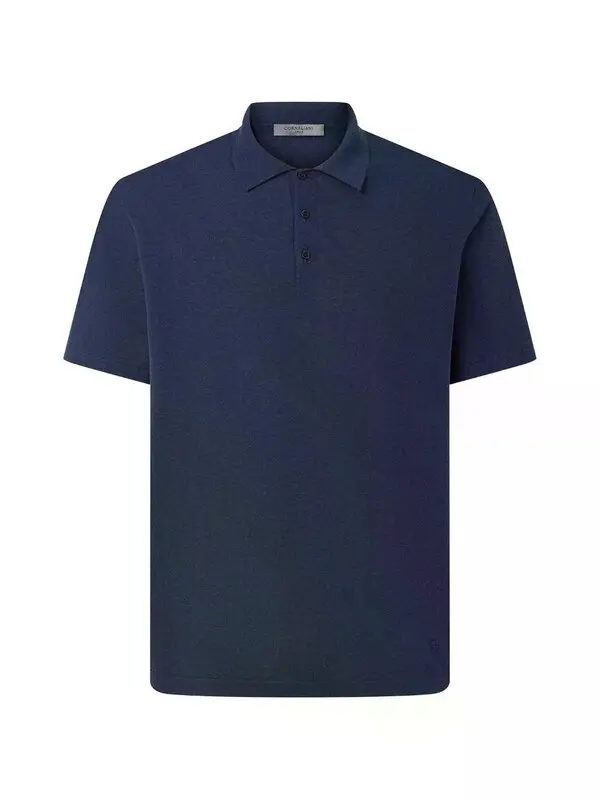 Corneliani Pima Ice Fine-knit Cotton Polo Shirt