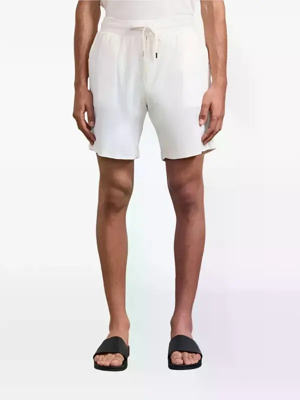 Frescobol Carioca Augusto Terrycloth Drawstring Shorts