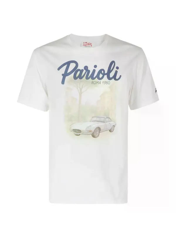MC2 SAINT BARTH Graphic-print Denver T-shirt - White