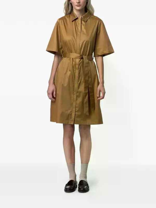 K-WAY Nouaille Belted Mini Dress