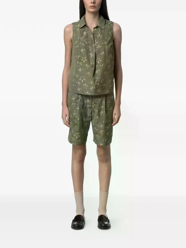 K-WAY Larose Jacquard-embroidered Shorts
