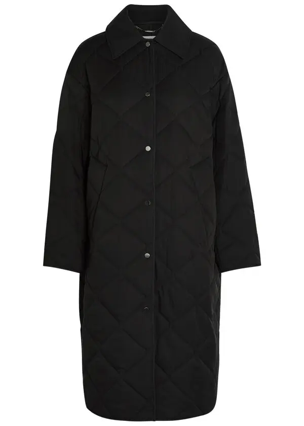 JOSEPH Penny Quilted Woven Coat