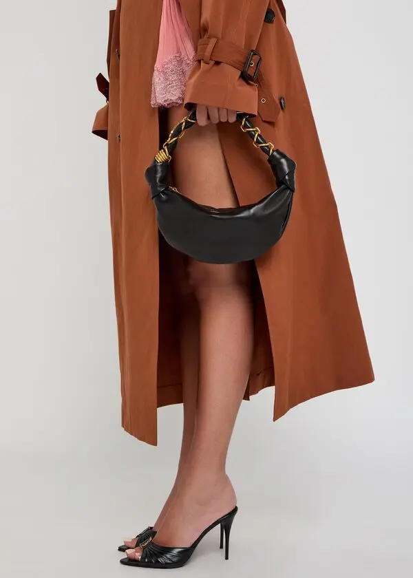Saint Laurent Leather Hobo Bag
