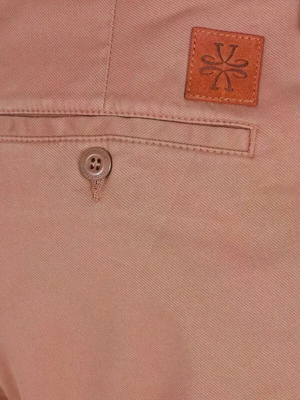 Jacob Cohen Gray Logo-patch Chino Trousers