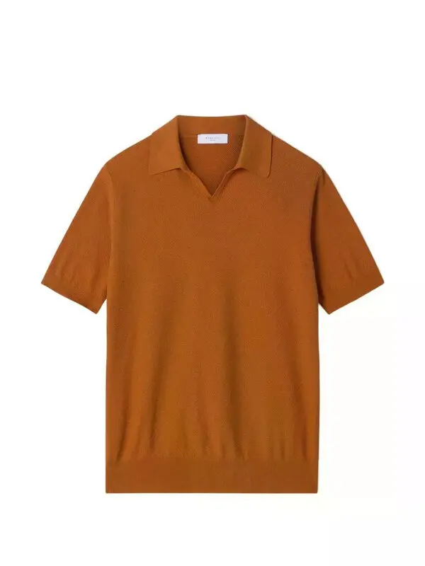 Boglioli Fine-knit Polo Shirt