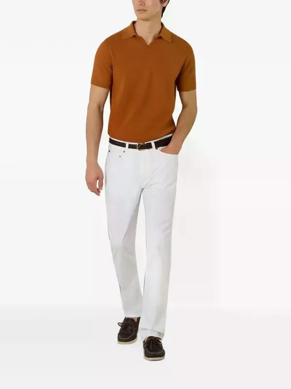 Boglioli Fine-knit Polo Shirt