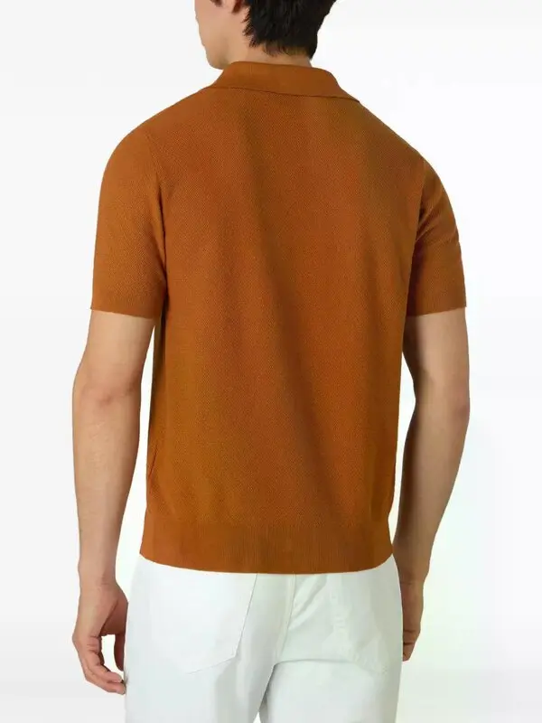 Boglioli Fine-knit Polo Shirt